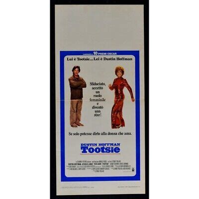 Tootsie Poster Dustin Hoffman Jessica Lange B38 | eBay