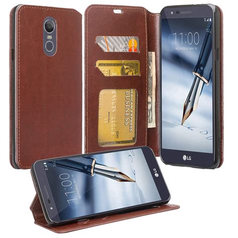 LG Stylo 4 Case Stylo 4 Plus Case PU Wallet Leather ID Cash Credit Card Slots Holder Carrying