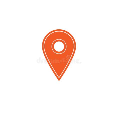 Gps Marker Map Pin Icon Stock Vector Illustration Of Flat