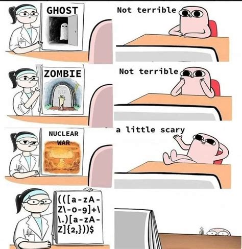Stay Away Regex Demons Rprogrammerhumor