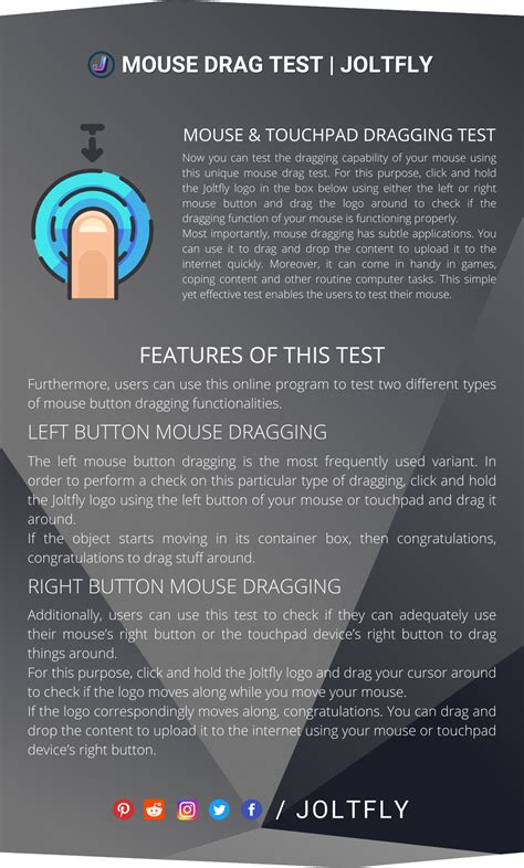 mouse drag test left and right mouse buttons movement joltfly