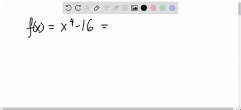SOLVED Finding The Zeros Of A Polynomial Function Write The Polynomial As The Product Of Linear