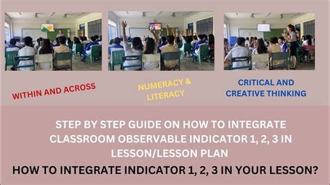Step By Step Guide On How To Integrate Classroom Observable Indicator 1