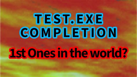 test exe completion combat initiation [v2 1] youtube