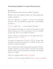CS L Nested Quantifiers Proofs Pdf Translating English To Logical Expressions Example