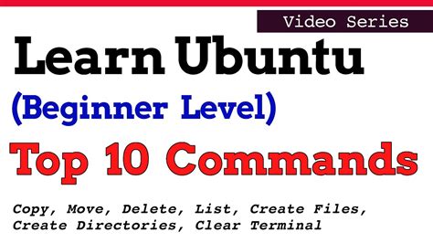 most useful linux commands for beginners [01] ubuntu 22 04 youtube