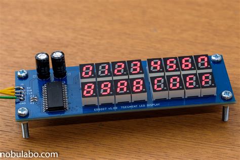 tm1640による7セグメントledディスプレイ のぶらぼ