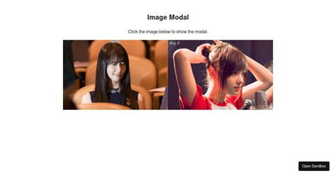3react Modal Image Codesandbox