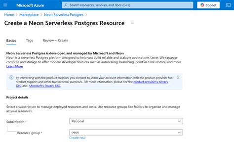 Get Started With Neon Serverless Postgres On Azure Neon Guides