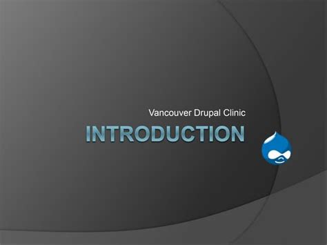 drupal intro ppt
