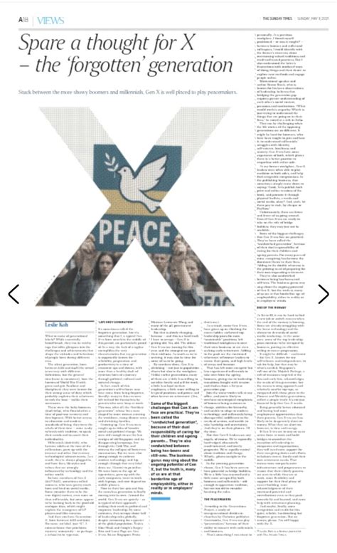 Yes I Am Part Of The Forgotten Generation Who Is Quietly Working To… Wong Chow Mein