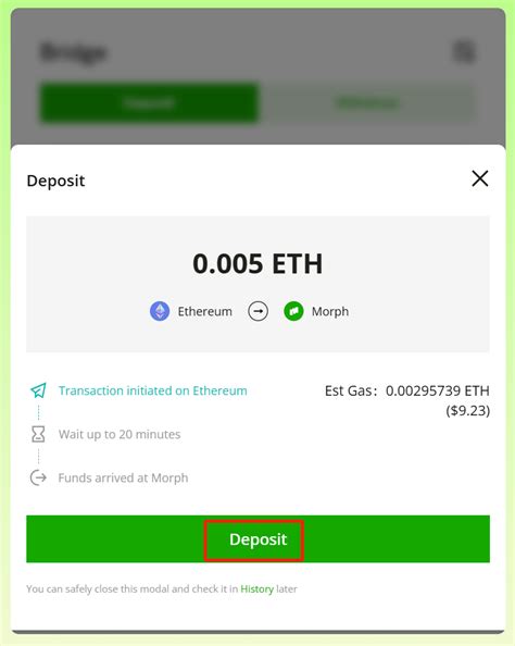 How To Bridge ETH To Morph Official Bridge