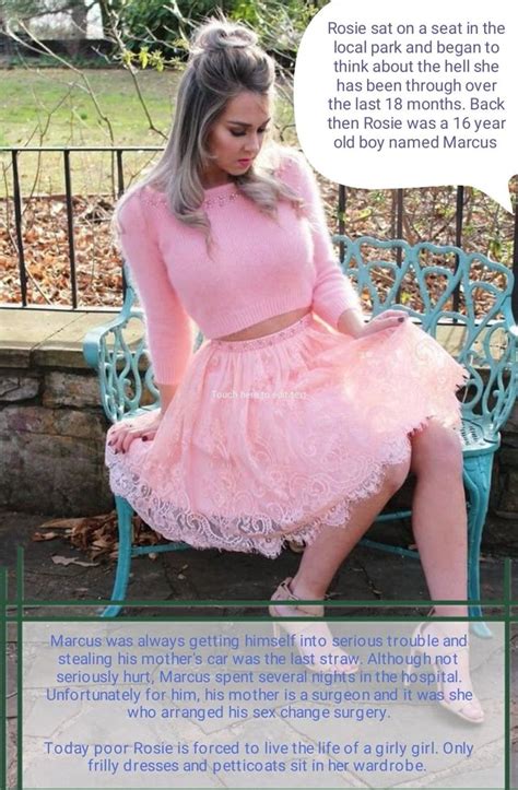 Transgender Outfits Transgender Captions Male To Female Transgender Frilly Dresses Beige