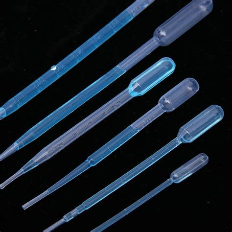 10pc 일회용 플라스틱 피펫 스포이드 스케일 졸업 파스퇴르 실험실 액체 스포이드 실험실 용품 13510ml 학교 및