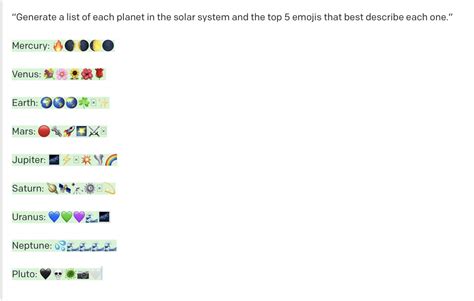 Im Having Fun Asking Text Davinci 003 To Make Lists Of Associations Especially With Emojis 🤩