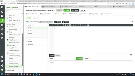 solved dynamically create a service in thingworx 9 3 usin ptc