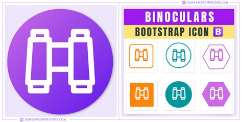 Bootstrap Binoculars Icon Bi Bi Binoculars Icon Code Css Html