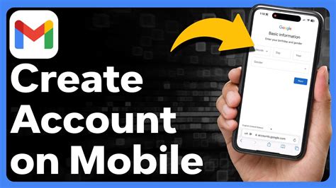 how to create gmail account in mobile youtube