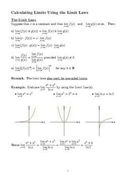 Limit Laws