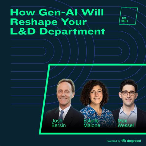 How Gen Ai Will Reshape Your Landd Department Degreed Blog