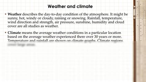 SOLUTION IGCSE Geography Collecting Weather Data Study Notes Studypool