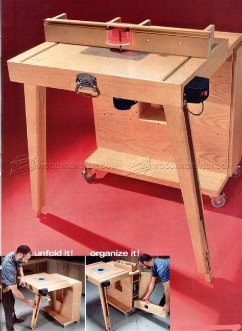 Mobile Router Table Plans • Woodarchivist