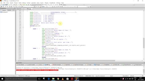C Project Inventory Management System Youtube