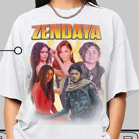 Zendaya T Shirt Vintage Zendaya Fan Shirt Zendaya Tee Halloween Fan