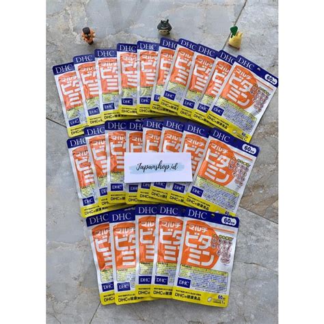 Jual Dhc Multivitamin Dhc Multi Vitamin 60 Tablet Japan Shopee Indonesia