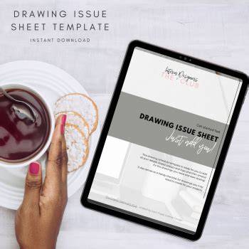 The Interior Designers Drawing Issue Sheet Template Aarti Popat