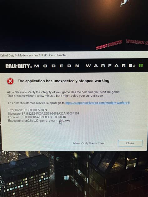 Anyone Else Getting This Error Message R Modernwarfare2