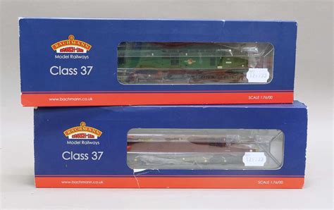Lot 196 Bachmann Oo Gauge Two Class 37 Diesel
