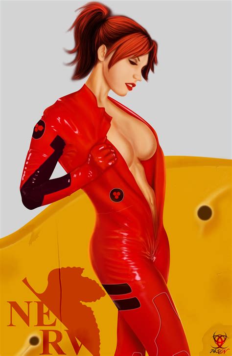 Souryuu Asuka Langley Neon Genesis Evangelion Drawn By Jason Correa Danbooru