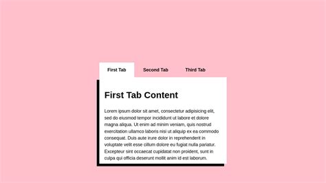 10 Css Tabs Design Example