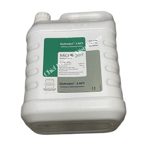 5 Litre Glutradex Cidex High Level Instrument Disinfectant