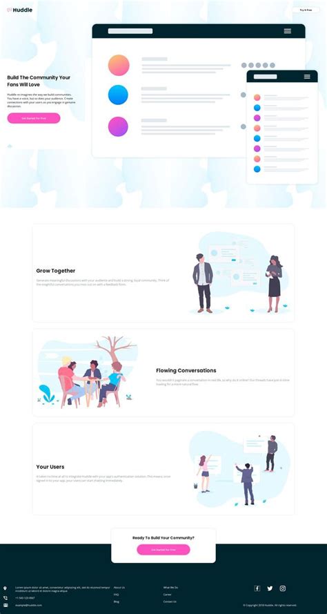 Frontend Mentor Responsive Landing Page Using Css Grid And Flexbox