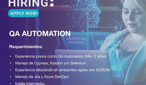 Qa Automation Tester Manual Empleos Rodriguez Empleos Rodriguez