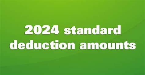 The Standard Deduction Is A Specific Dollar Amount That Reduces The