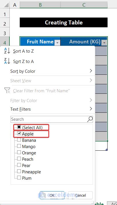 how to sum filtered cells in excel 5 suitable ways exceldemy