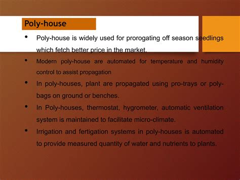Plant Propagation Structures In Plant Nurseryppt