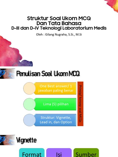 Struktur Soal Ukom Mcq Dan Tata Bahasa Gilang Nugraha Pdf