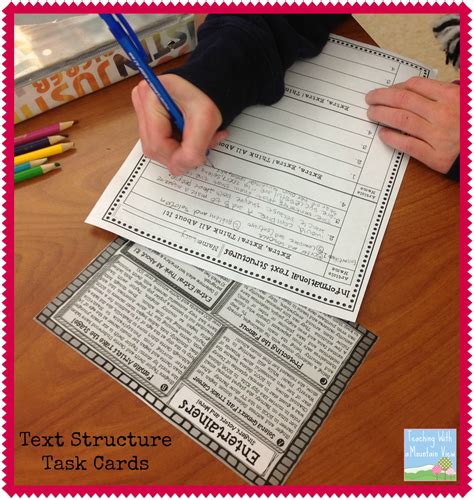 Teaching With A Mountain View Informational Text Structures