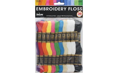 Janlynn Embroidery Floss 36pc Pack Primary Michaels