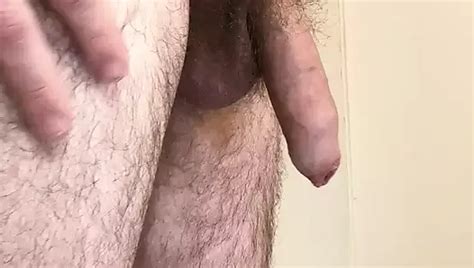 Closeup views of my extremely hairy pubes, flaccid uncut dick, and low ...