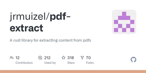 Pdf Extractsrclibrs At Master · Jrmuizelpdf Extract · Github