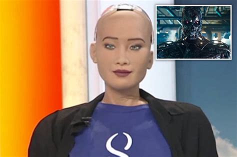 Real Terminator Robot Sophie Warns Humans On Live Tv Daily Star
