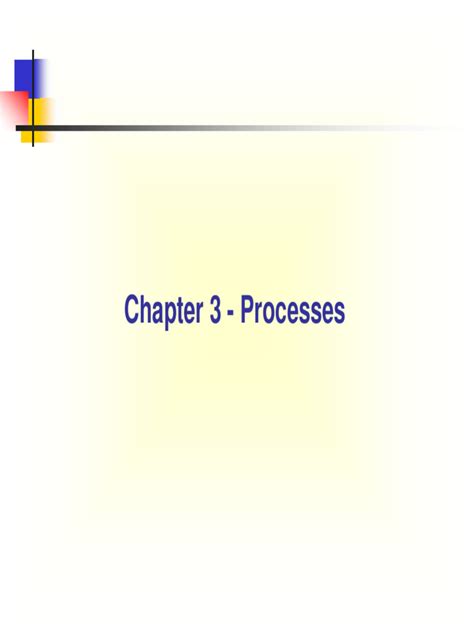 Chapter 3 Processes Pdf Thread Computing Process Computing