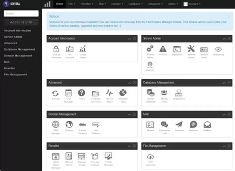 Install And Configure Sentora Web Hosting Control Panel Unixmen