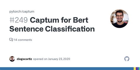 Captum For Bert Sentence Classification · Issue 249 · Pytorch Captum