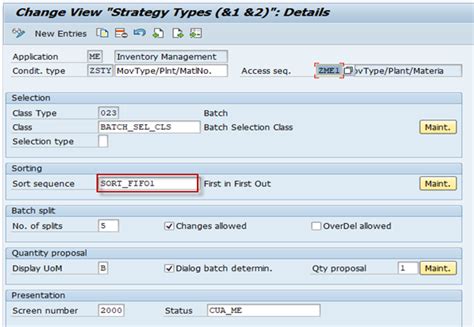 batch determination in inventory management for fefo fifo lifo